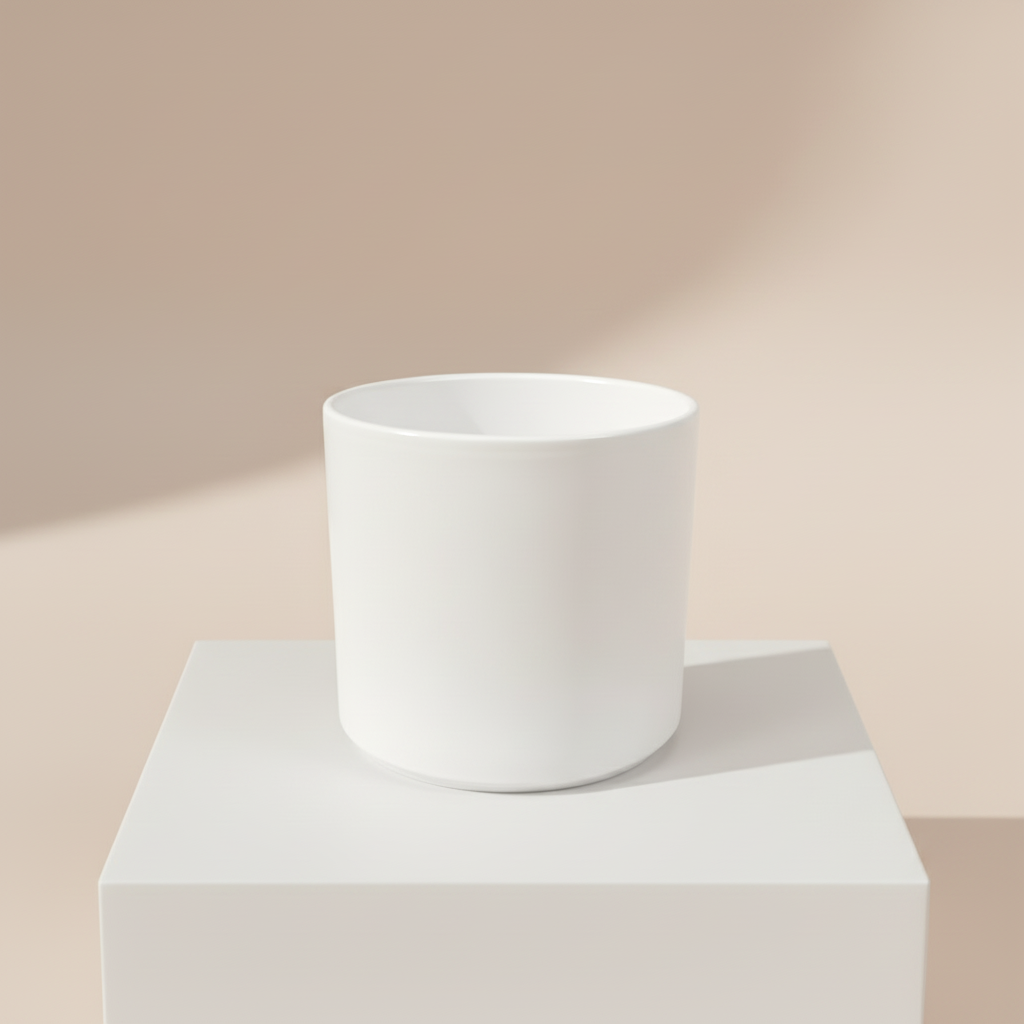 Matte Pillar Ceramic Pot | 6 inch Nursery Pot – Promise Supply